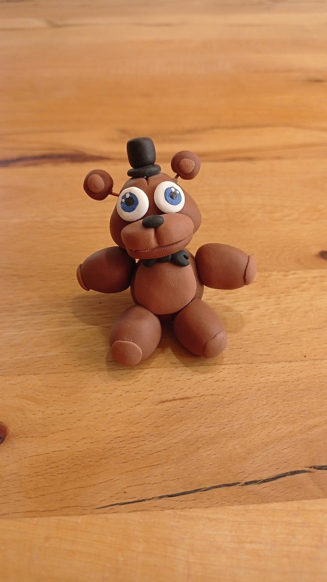 Fnaf Freddy Polymer Clay Figure Handmade - Etsy