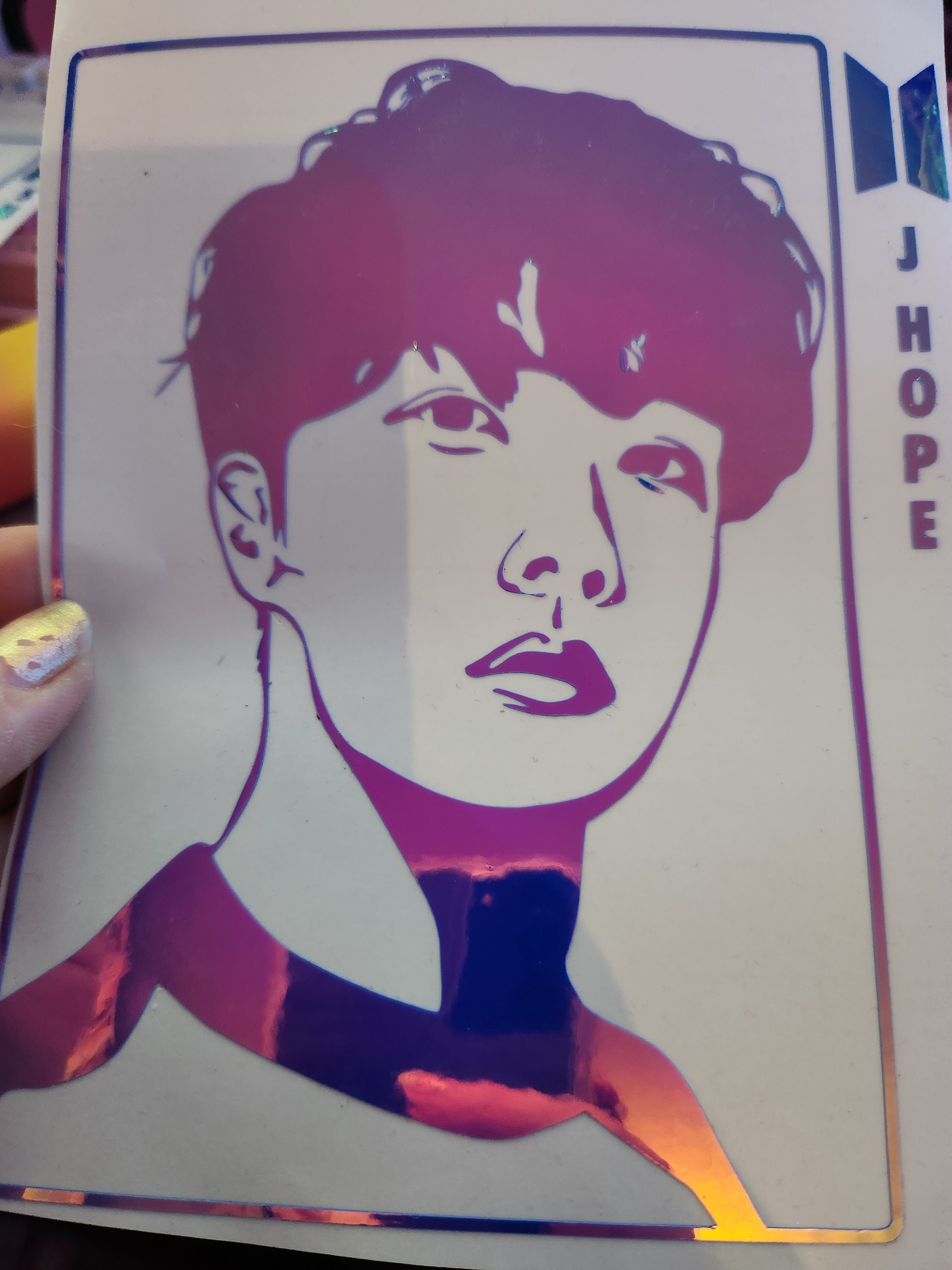 BTS Decal Sticker - Etsy