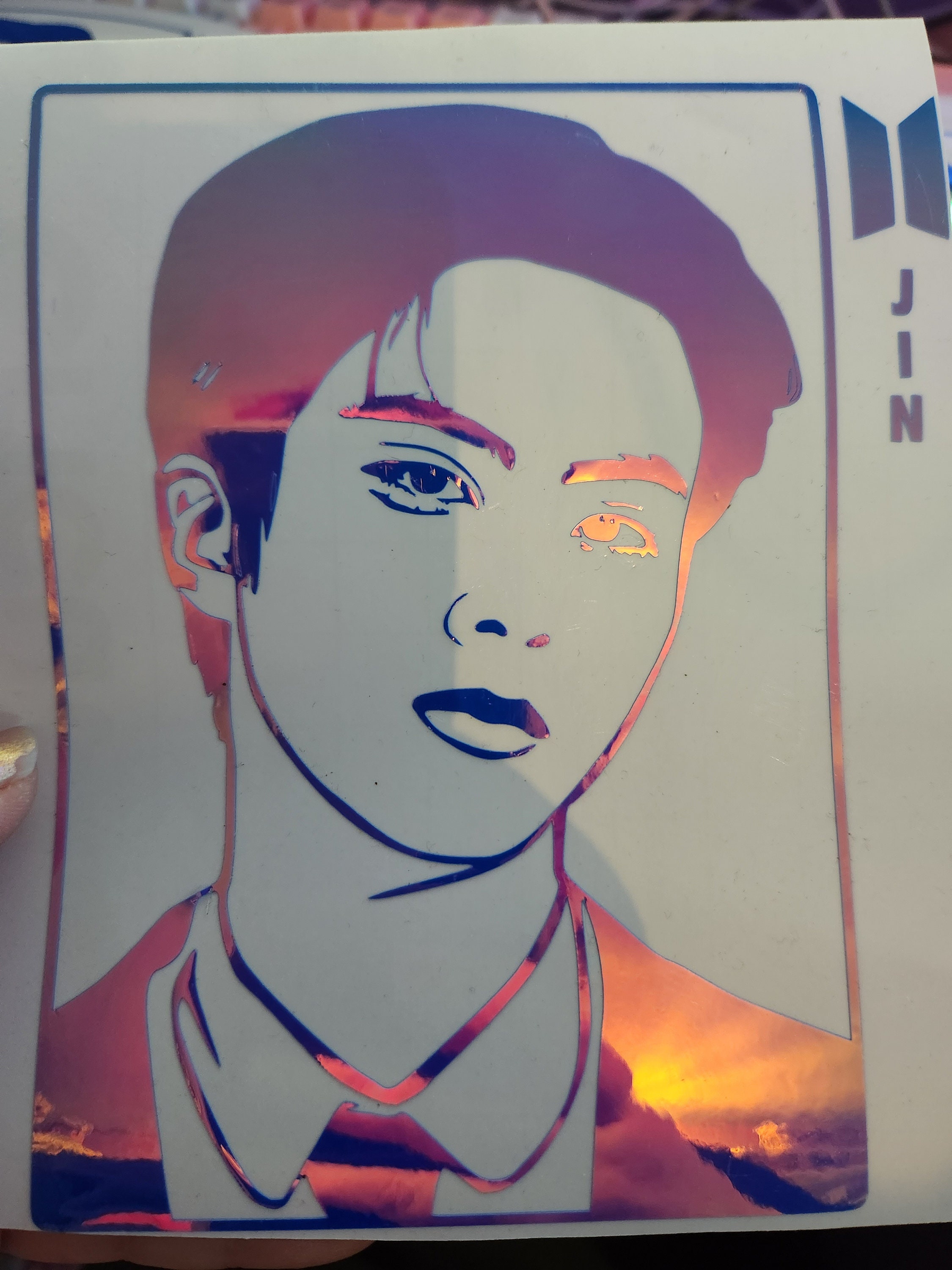 BTS Decal Sticker - Etsy