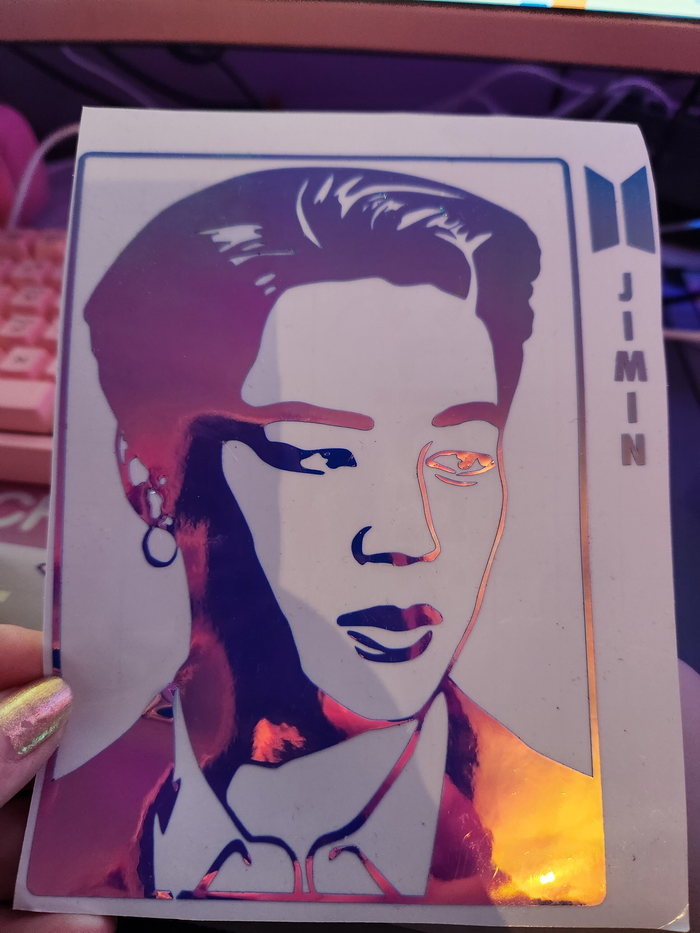 BTS Decal Sticker - Etsy