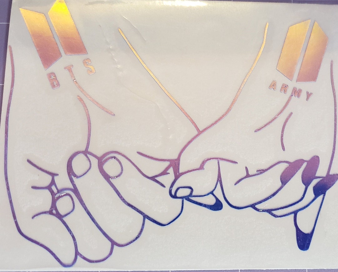 BTS and ARMY Car Decal Sticker - Etsy