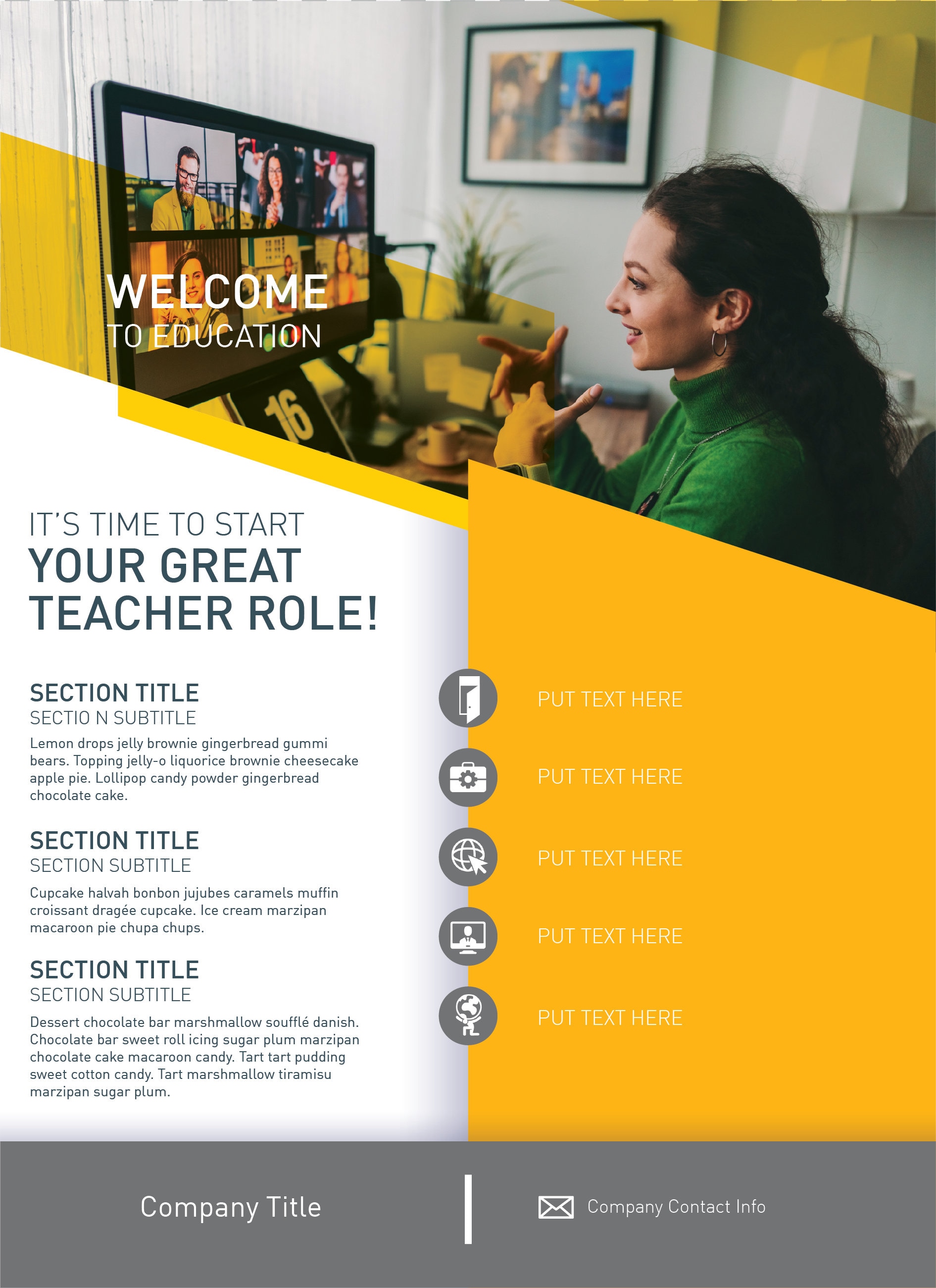 Awesome Flyer, Infographic Template - Etsy