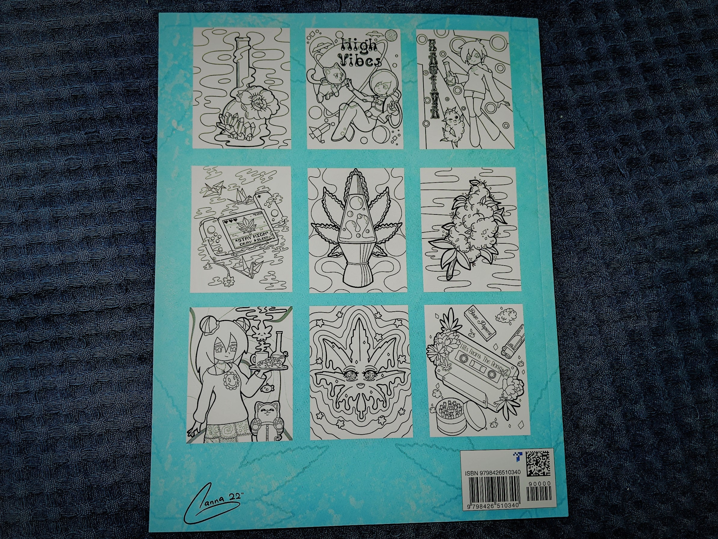 Stoner Girl Coloring Book Holographic Sticker Bundle - Etsy