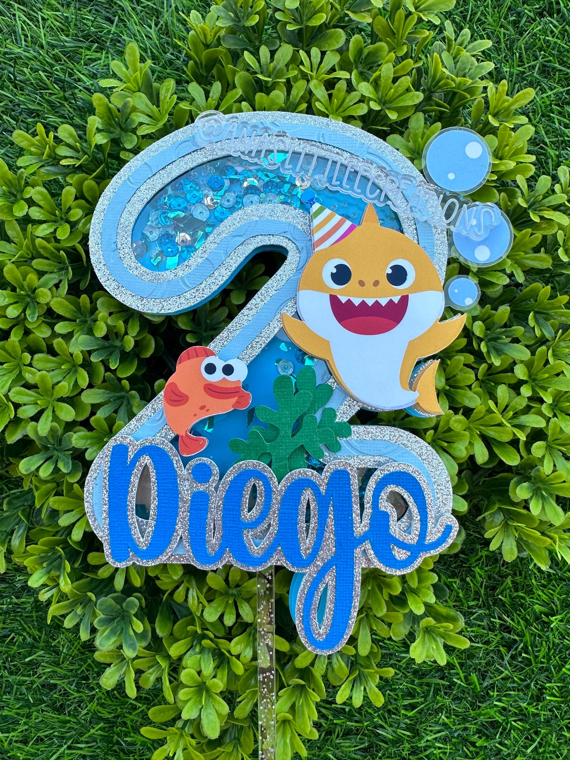 Baby Shark Cake Topper Baby Shark 3D Cake Topper Yellow Baby - Etsy Israel