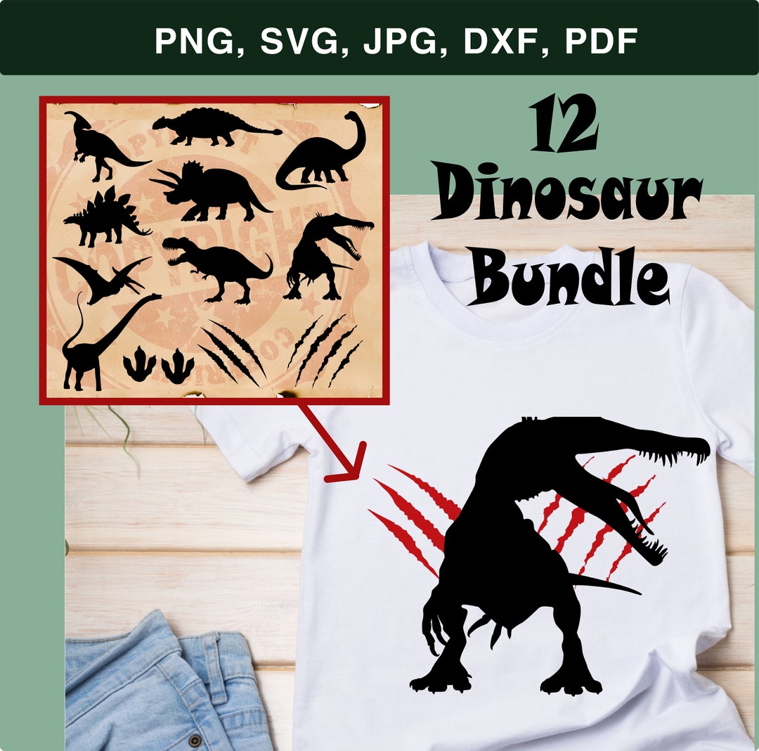 Commercial Free, Dinosaur Outline Svg, Dinosaur Footprint Svg, Dinosaur ...