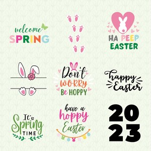 Commercial Use, Easter Clip Art, Peeps Svg, Easter SVG Bundle, Spring ...