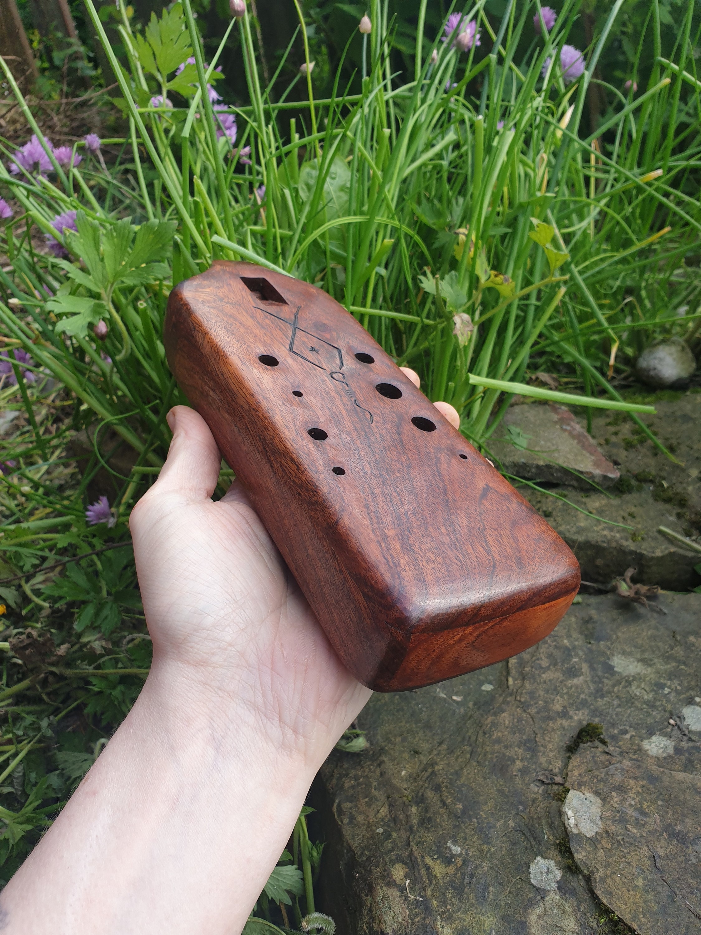 Wooden Bass Inline Ocarina in Key of C - Etsy