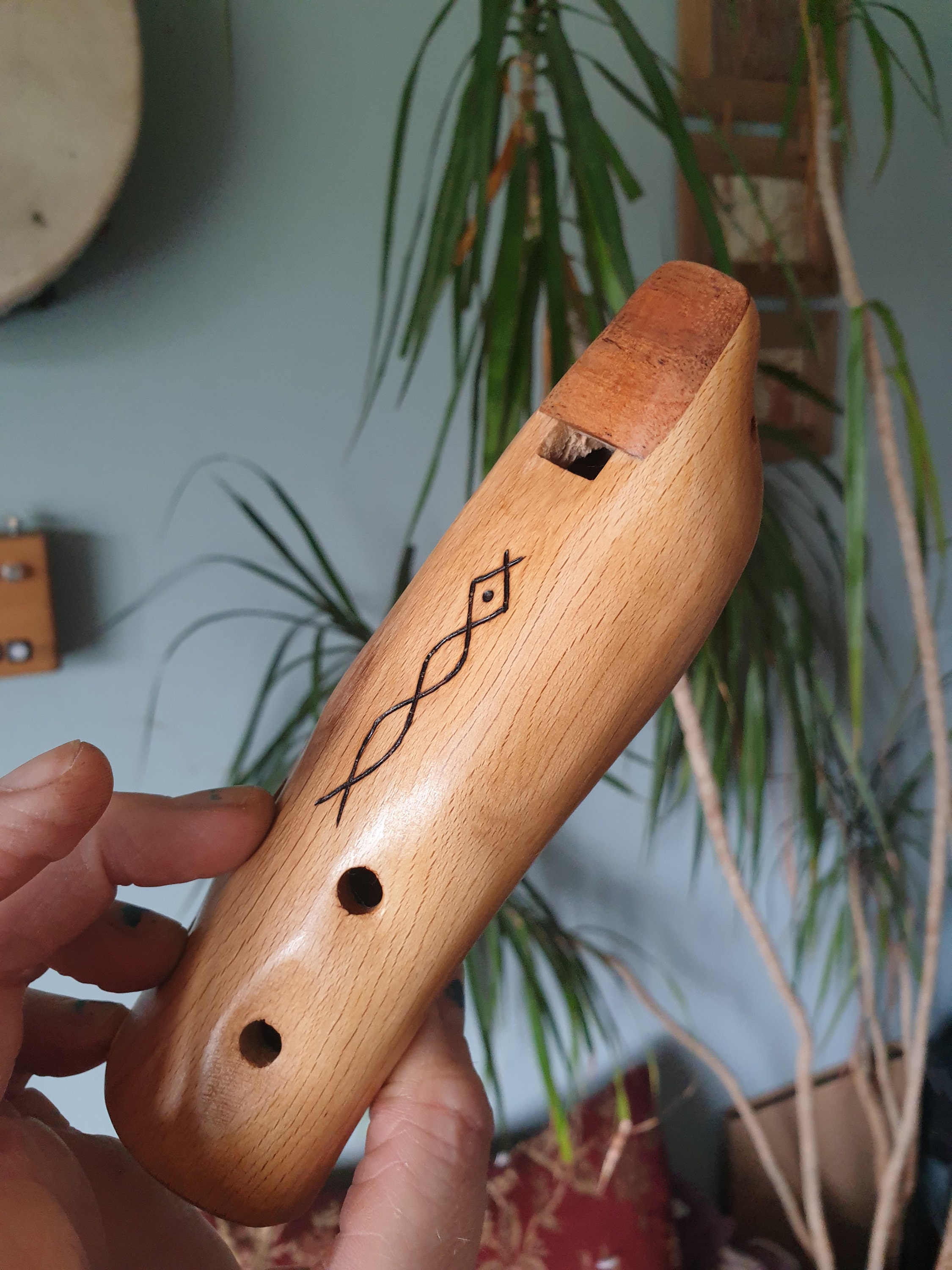 Beech Stick Ocarina in Bb - Etsy UK