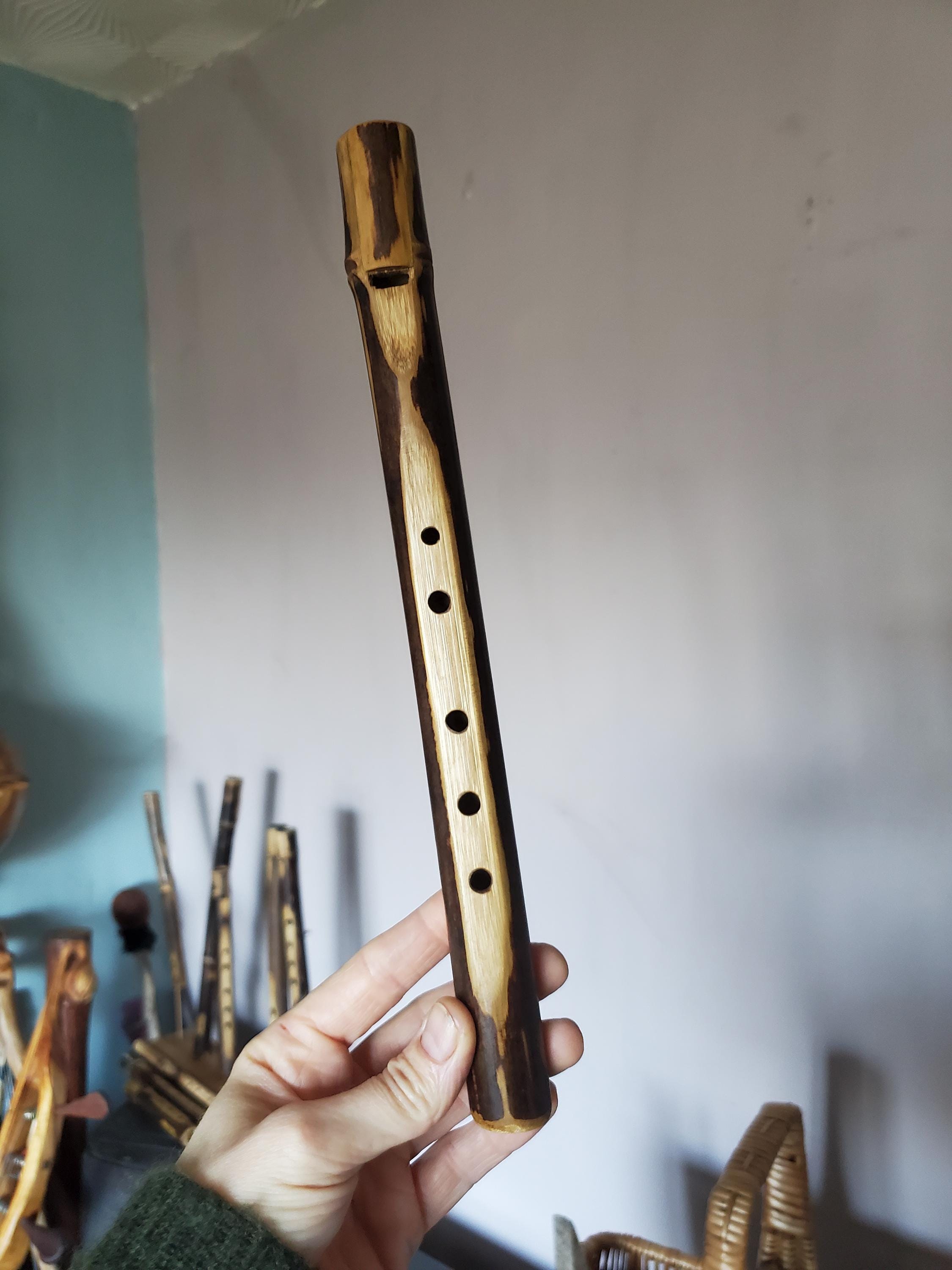 Bamboo Flute in D Minor - Etsy