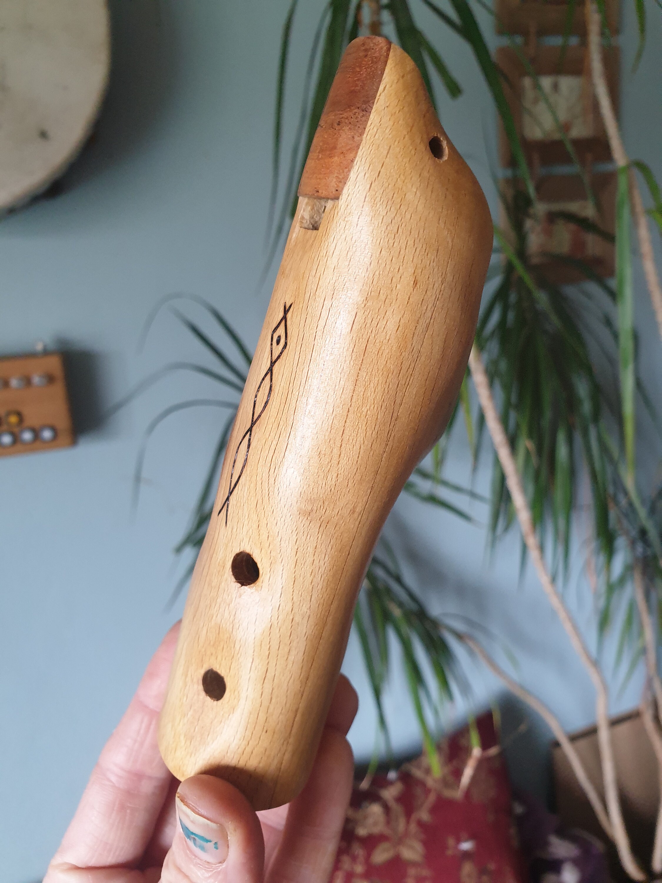 Beech Stick Ocarina in Bb - Etsy UK