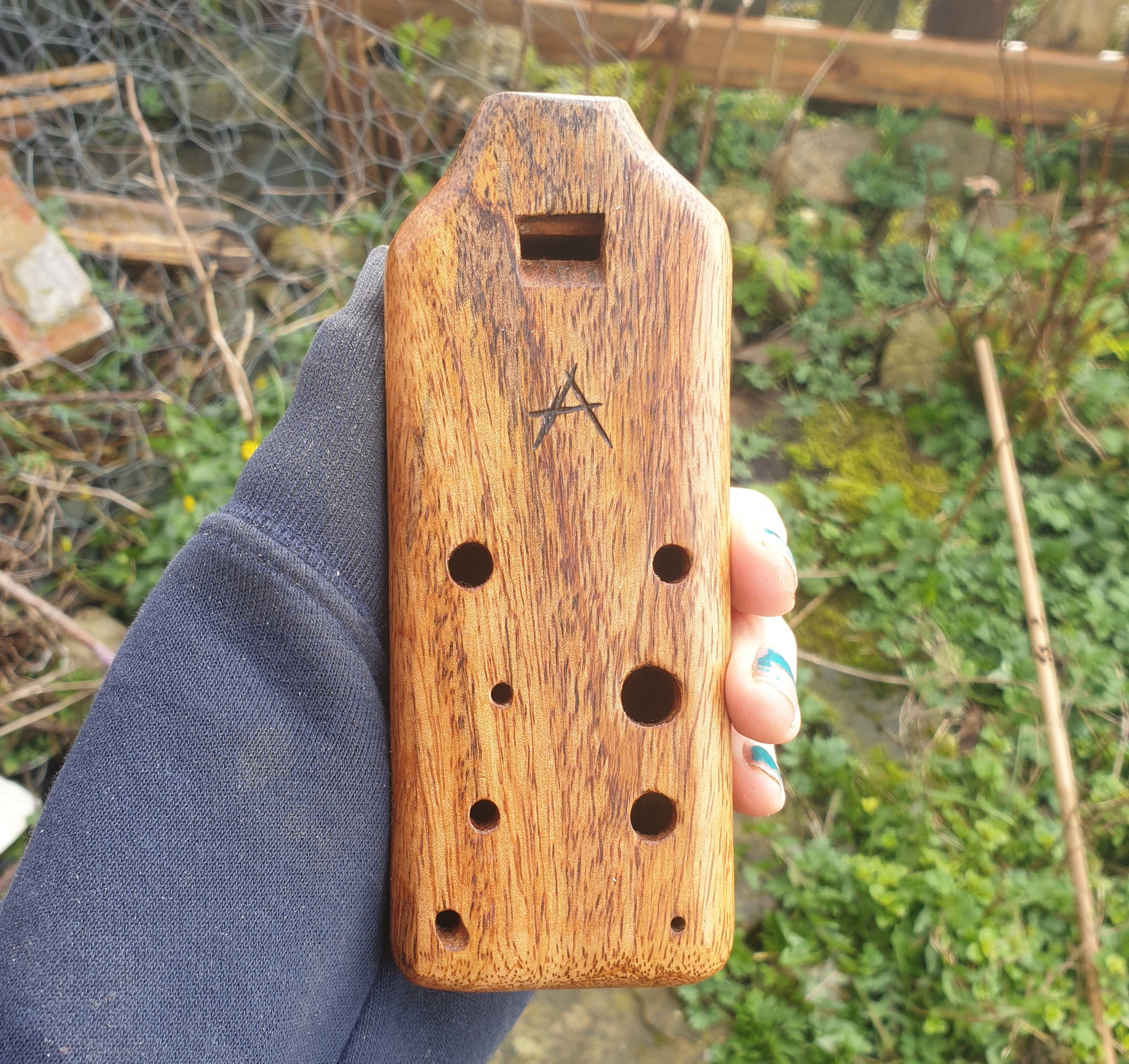 Wooden Alto Inline Ocarina in A. Handmade in UK - Etsy Australia
