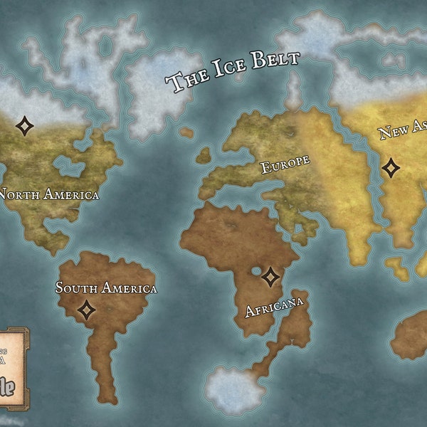 Parchment Maps - Etsy