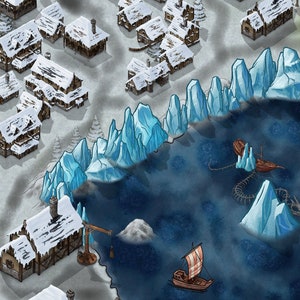 Parchment Style Map Realistic or Fantastic | Etsy