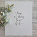 Custom Handwritten Calligraphy Print, Love Letter, Scripture Verse - Etsy