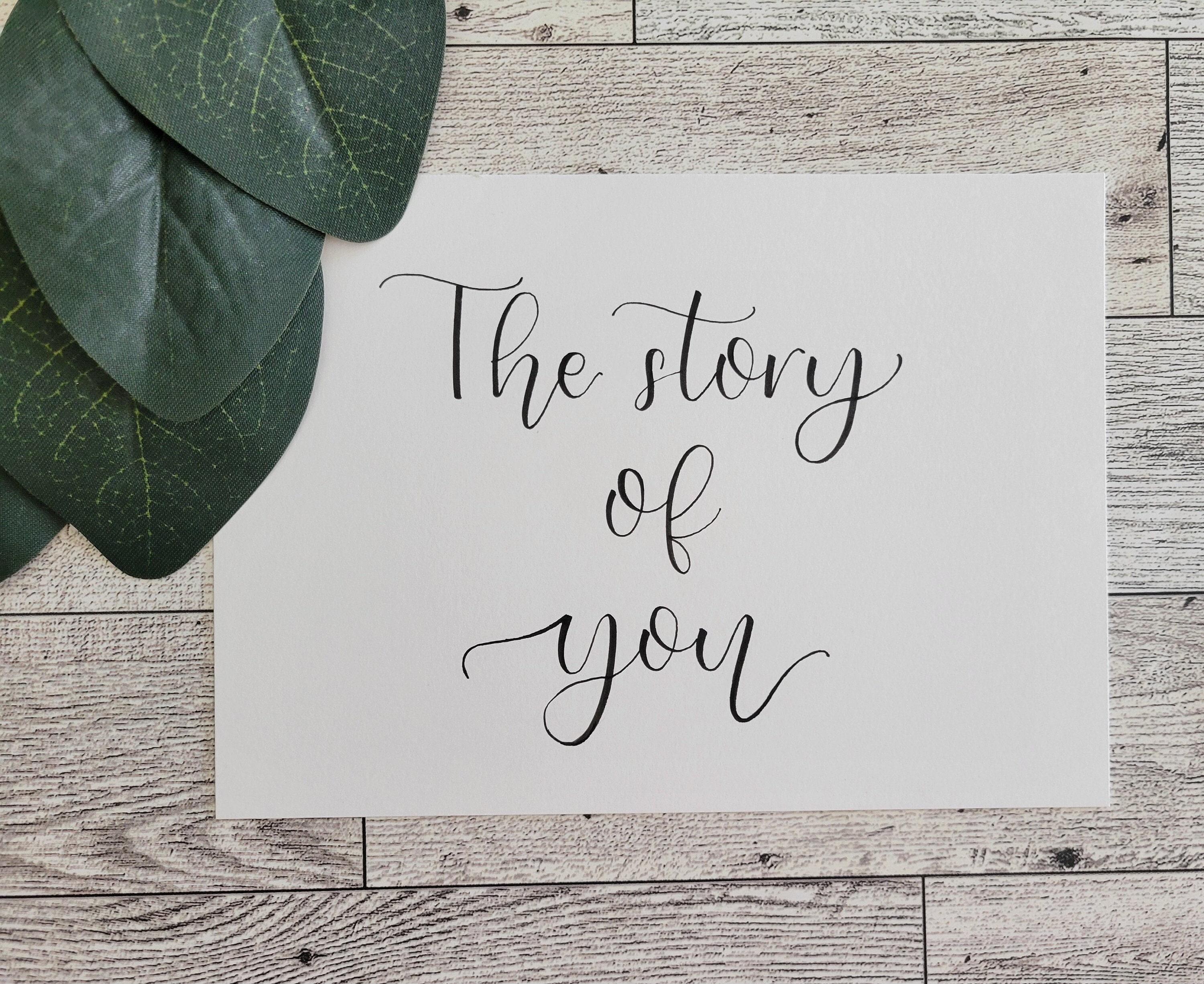 Custom Handwritten Calligraphy Print Calligraphy Wall Art - Etsy