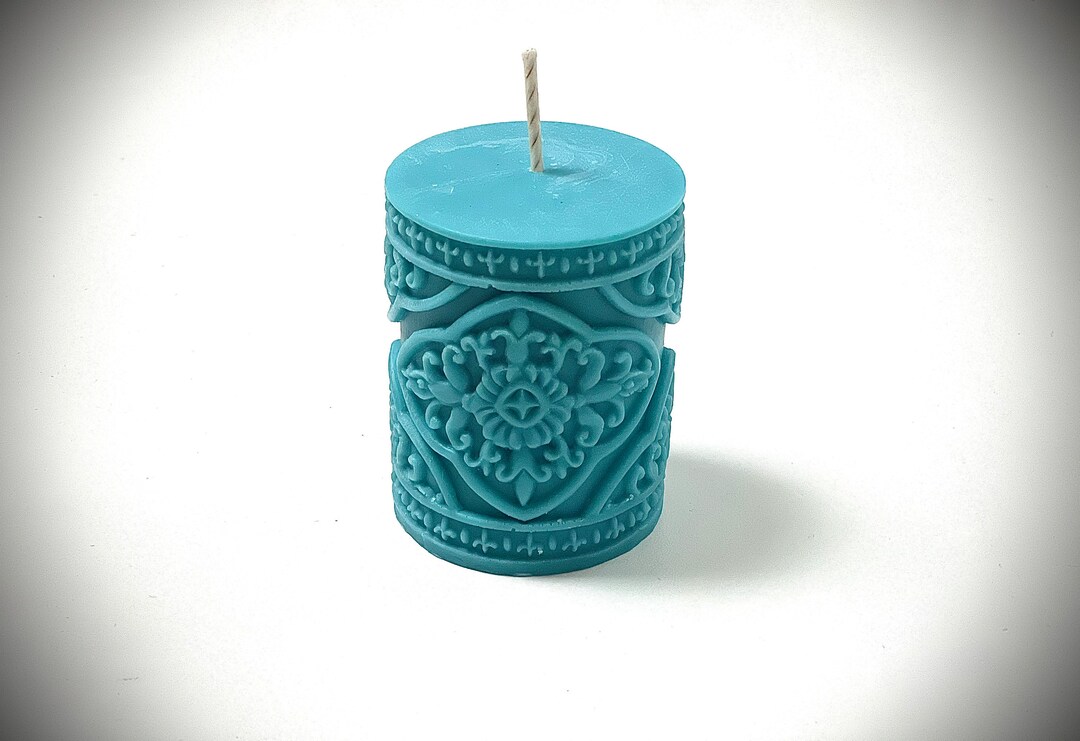 Lace Flower Pattern Candles, Filigree Pattern Candle, Vector Pattern ...