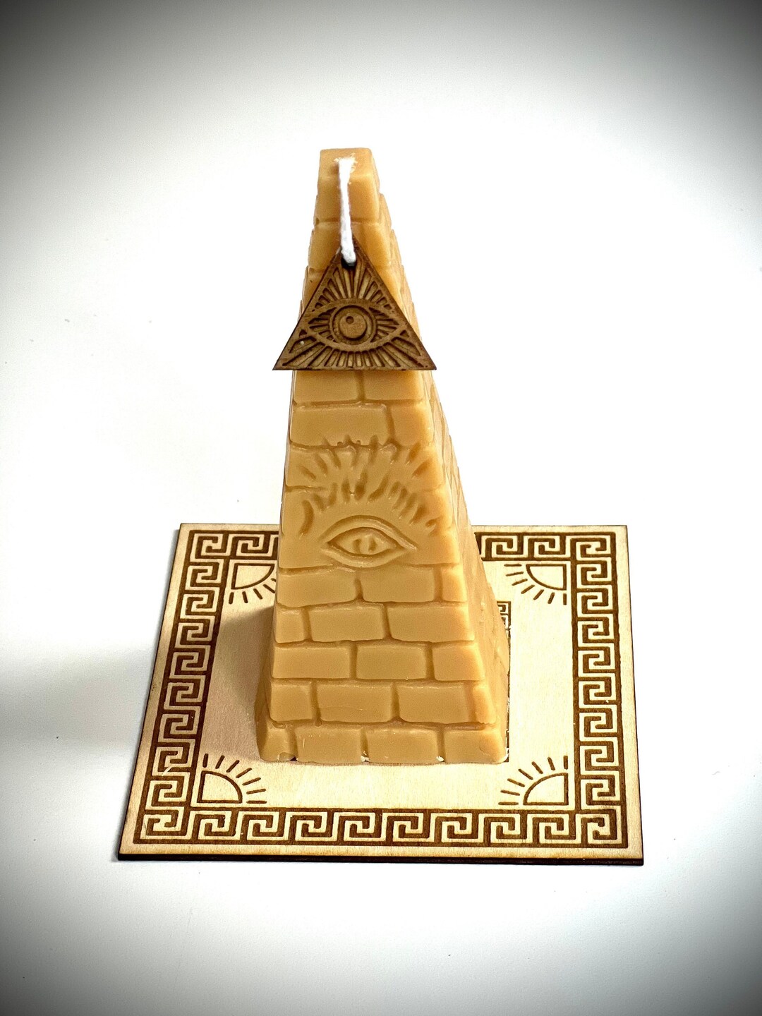 Maya Art Candle, Pyramid Candles, Aztec Art Candles, Evil Eye Pyramid ...