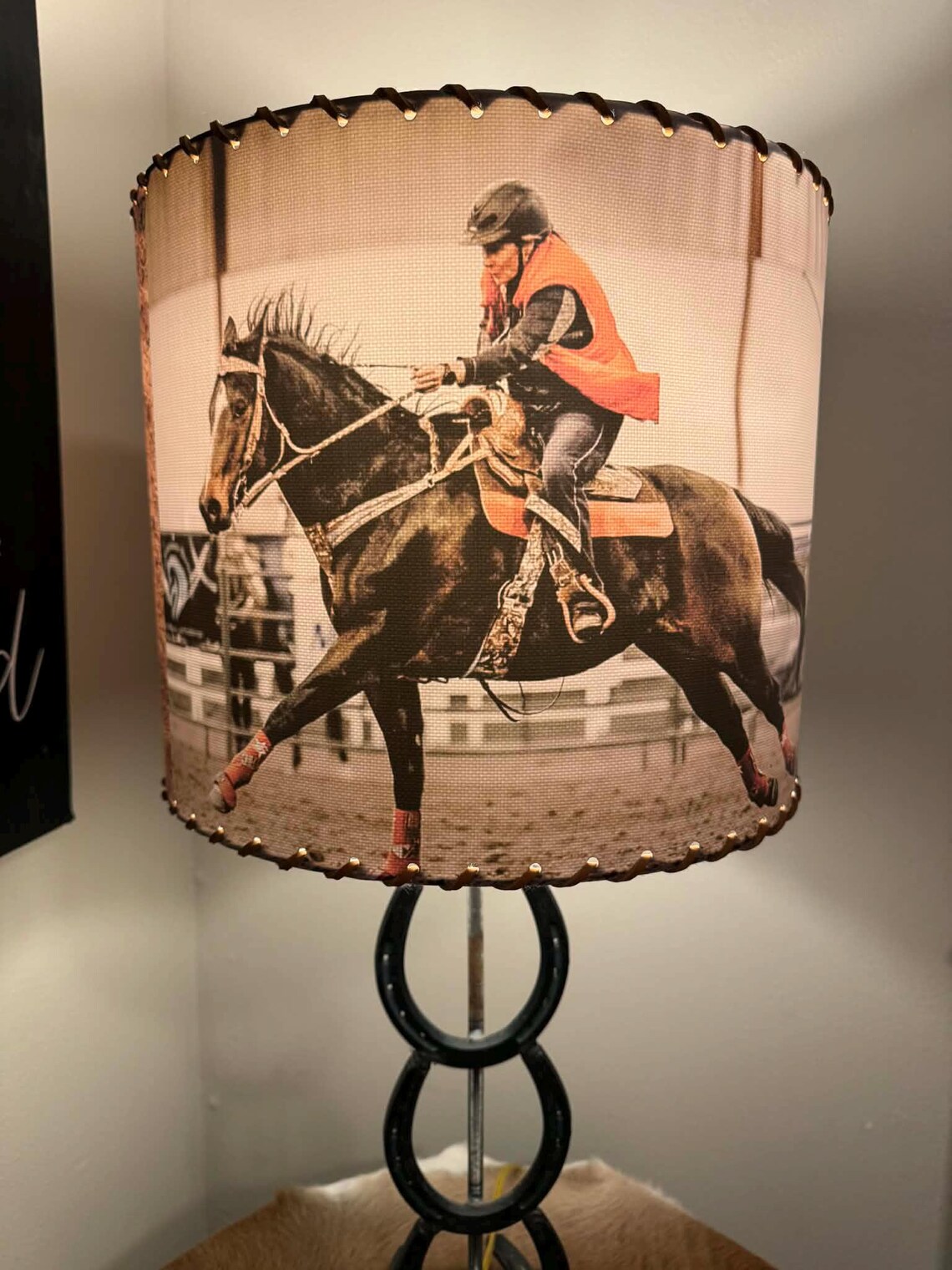 Custom Western Lamp Shade | Personalized Ranch Brand Lampshade | Rustic ...