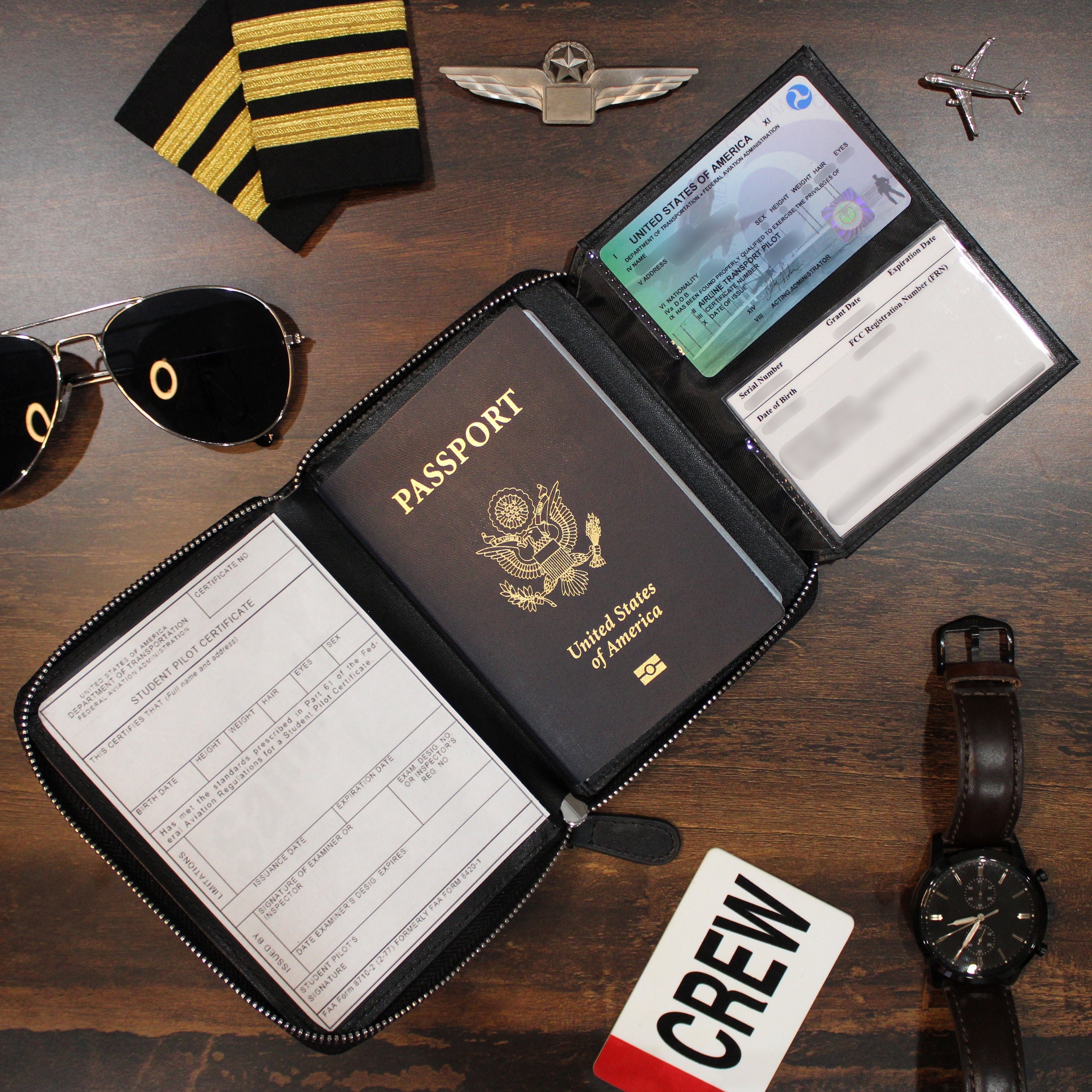 Pilot Passport Holder Etsy Pilot Passport Holder Etsy