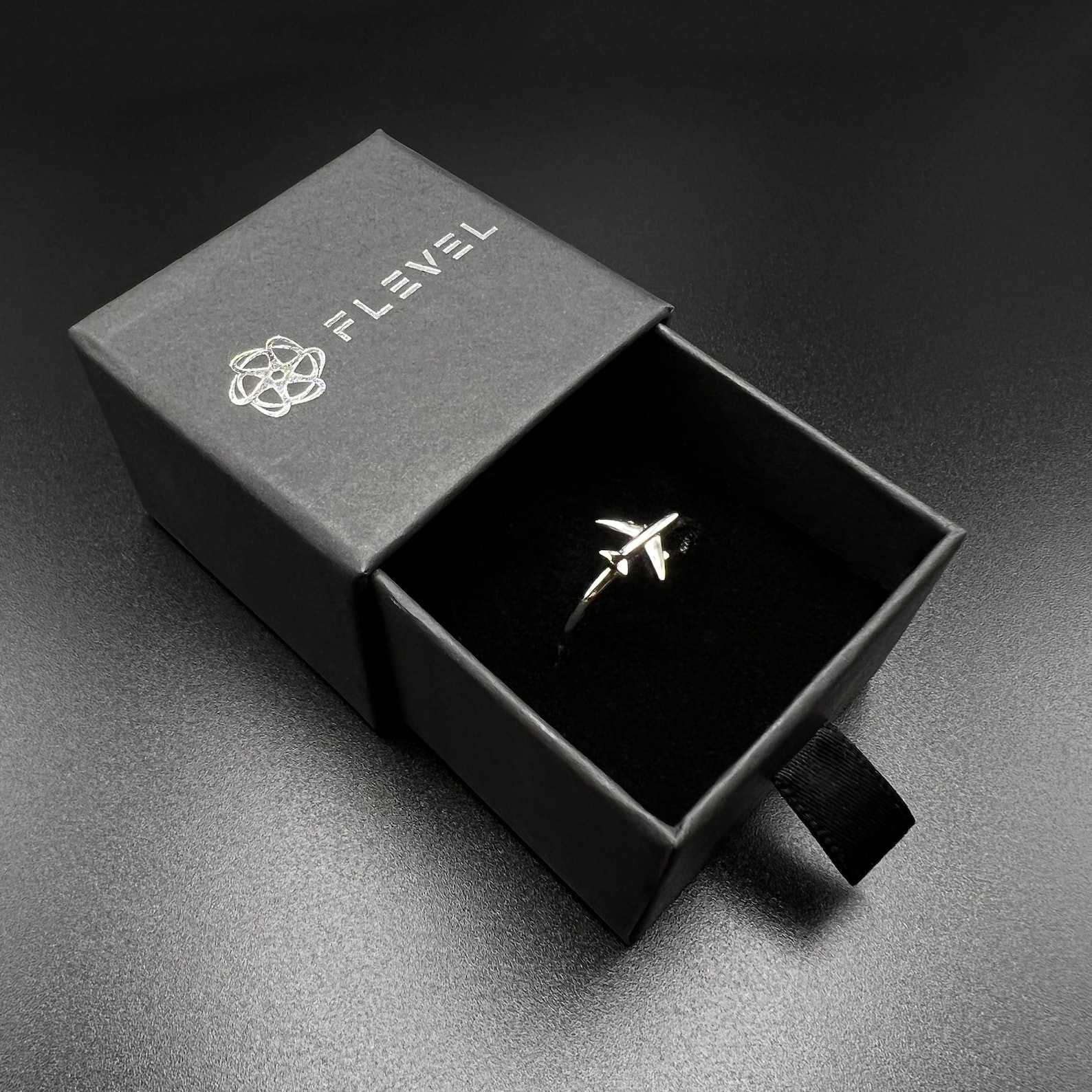 Silver Airplane Ring - Etsy