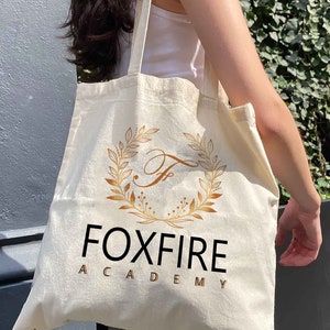 Foxfire Academy Tote Bag, Book Lover Fan Gifts, Kotlc Bag, Keeper of ...