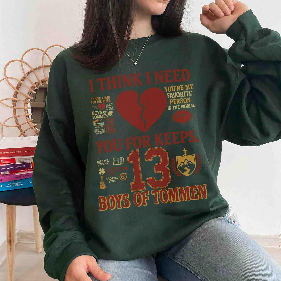 Boys of Tommen Sweatshirt, Tommen College Tshirt, Kavanagh 13, Book ...