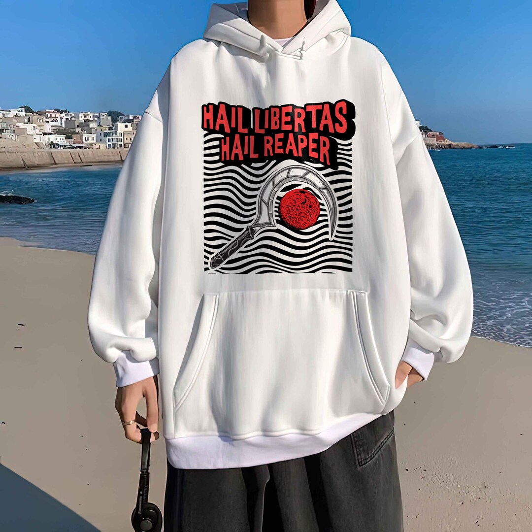 Red Rising Hoodie, Hail Libertas Hail Reaper, Vintage Shirt - Etsy