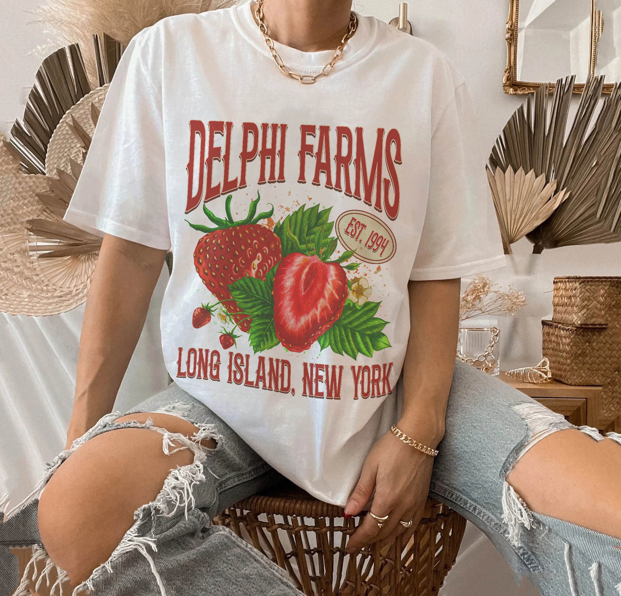 Delphi PJO Comfort Color Shirt, Delphi Strawberry Farms Shirt, Delphi ...