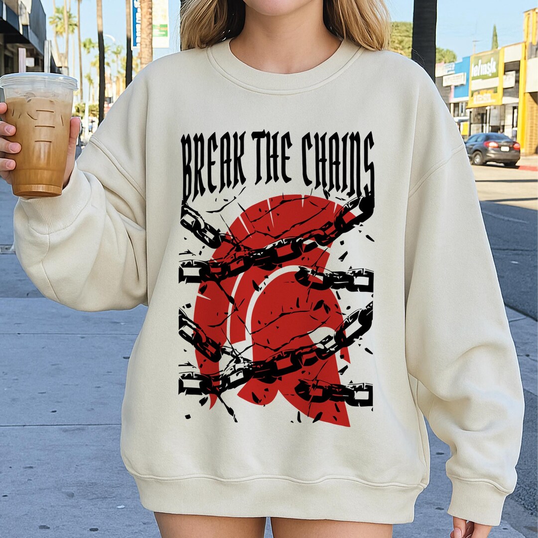 Red Rising Sweatshirt, BREAK THE CHAINS, Darrow, Cassius, Sevro, Book ...