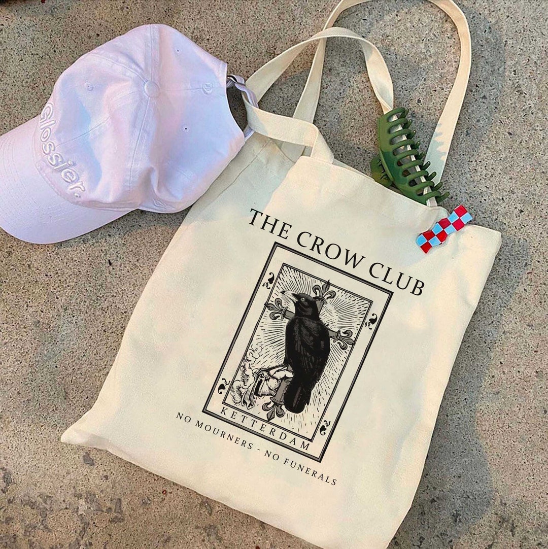 Six of Crows Tote Bag, Ketterdam Crow Club Tote Bag, Six of Crows Merch ...