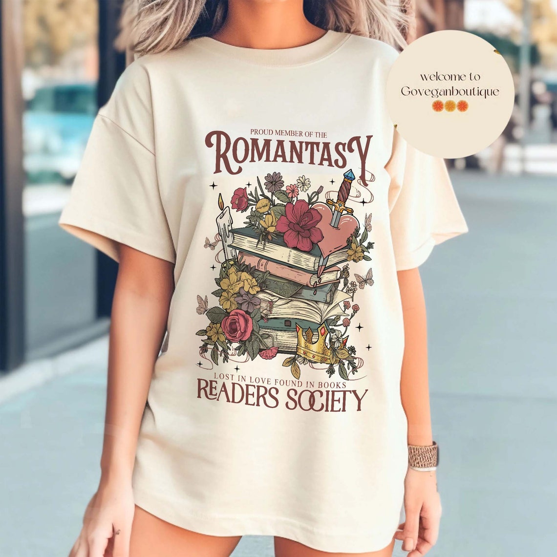 Romantasy Readers Society Comfort Colors Shirt, Book Lover Club ...