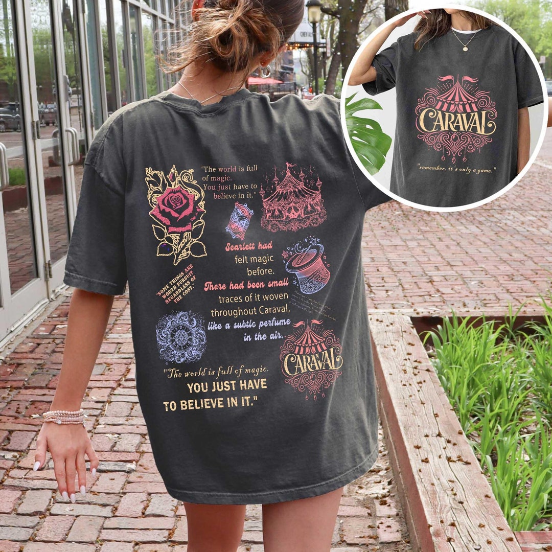 Caraval Series Comfort Color Shirt, Remember It's Only Game Shirt ...
