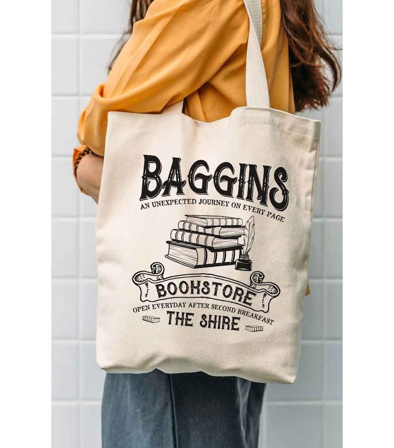 Baggins Bookstore Tote Bag - Etsy