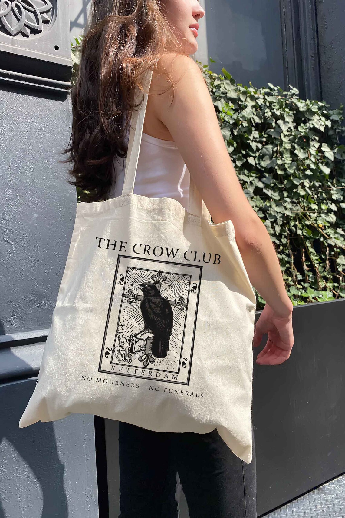 Six of Crows Tote Bag, Ketterdam Crow Club Tote Bag, Six of Crows Merch ...