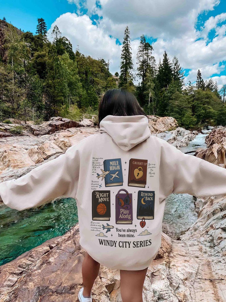 Windy City Series Caught up Hoodie, Inspired by Liz Tomforde, Bookish ...