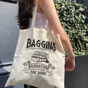 Baggins Bookstore Tote Bag - Etsy