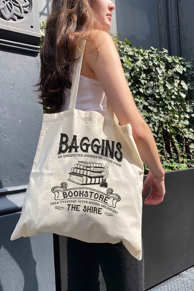 Baggins Bookstore Tote Bag - Etsy