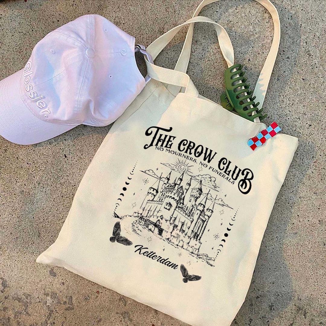 Six of Crows Tote Bag, Shadow and Bone, Kaz Brekker, Ketterdam Crow ...