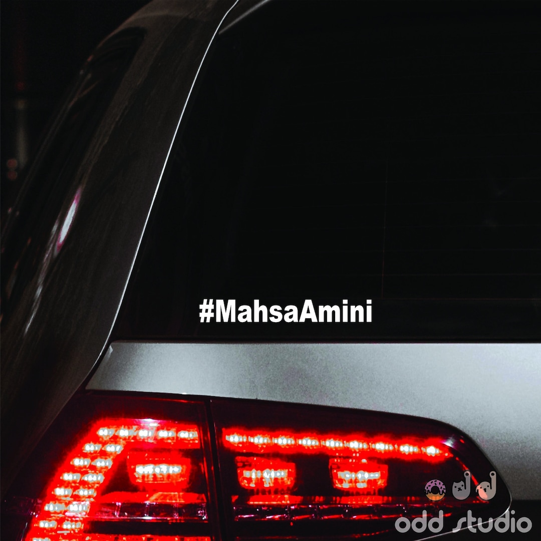 Mahsa Amini Decal, Mahsa Amini Sticker for Car, Zan Zendegi Azadi ...