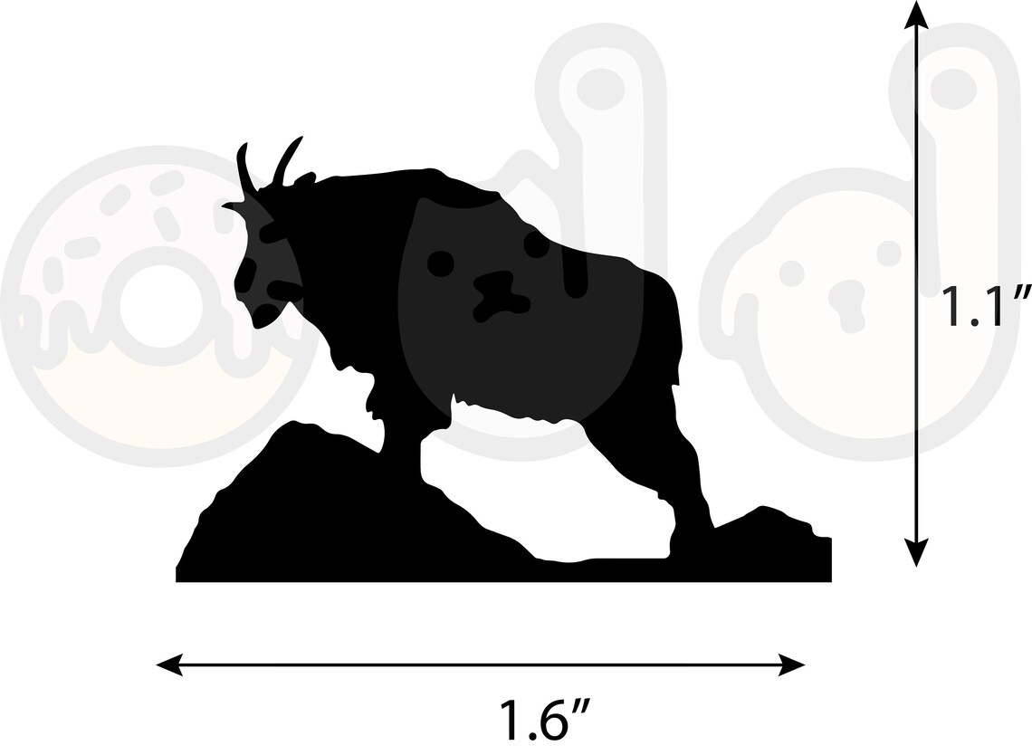 Goat Decal, Mountain Goat Decal, Rocky Mountain Goat, Easter Egg ...