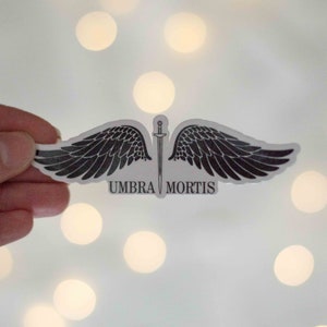 Umbra Mortis Crescent City Sticker Gift for Book Lovers Hunt Athalar ...