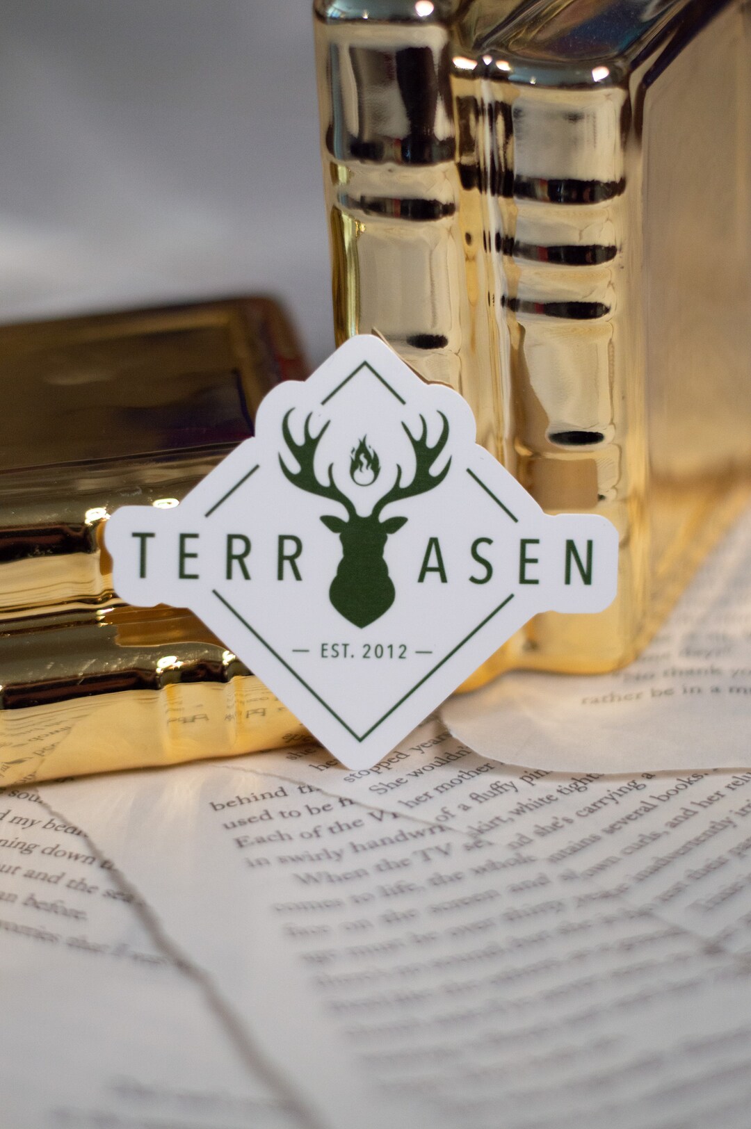 Terrasen Throne of Glass Sticker TOG Sticker Gift for Book Lovers Aelin ...