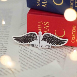 Umbra Mortis Crescent City Sticker Gift for Book Lovers Hunt Athalar ...