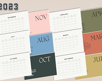 2023 Daily Desk Calendar - Etsy