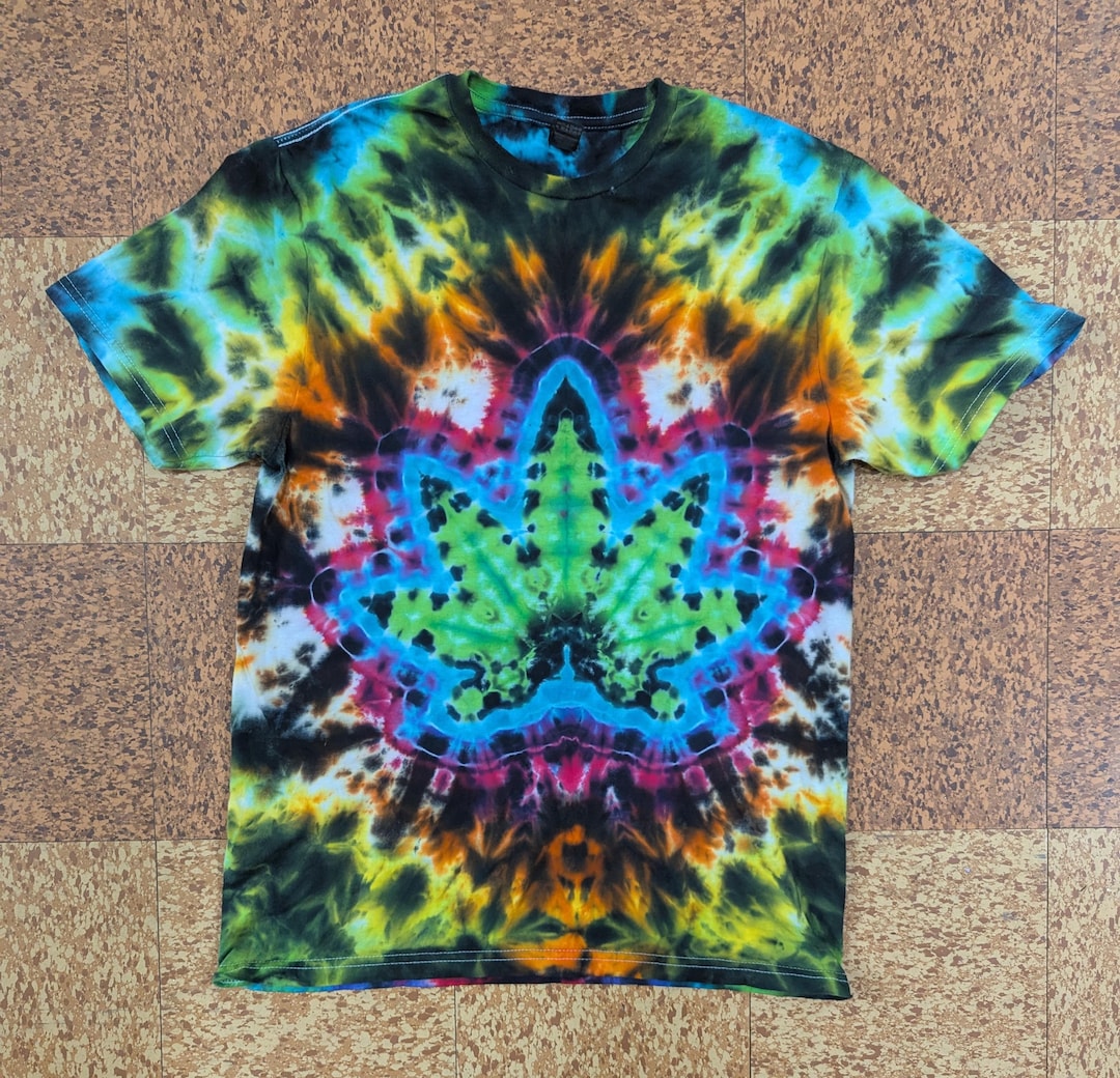 Weed Leaf Tie Dye - Etsy