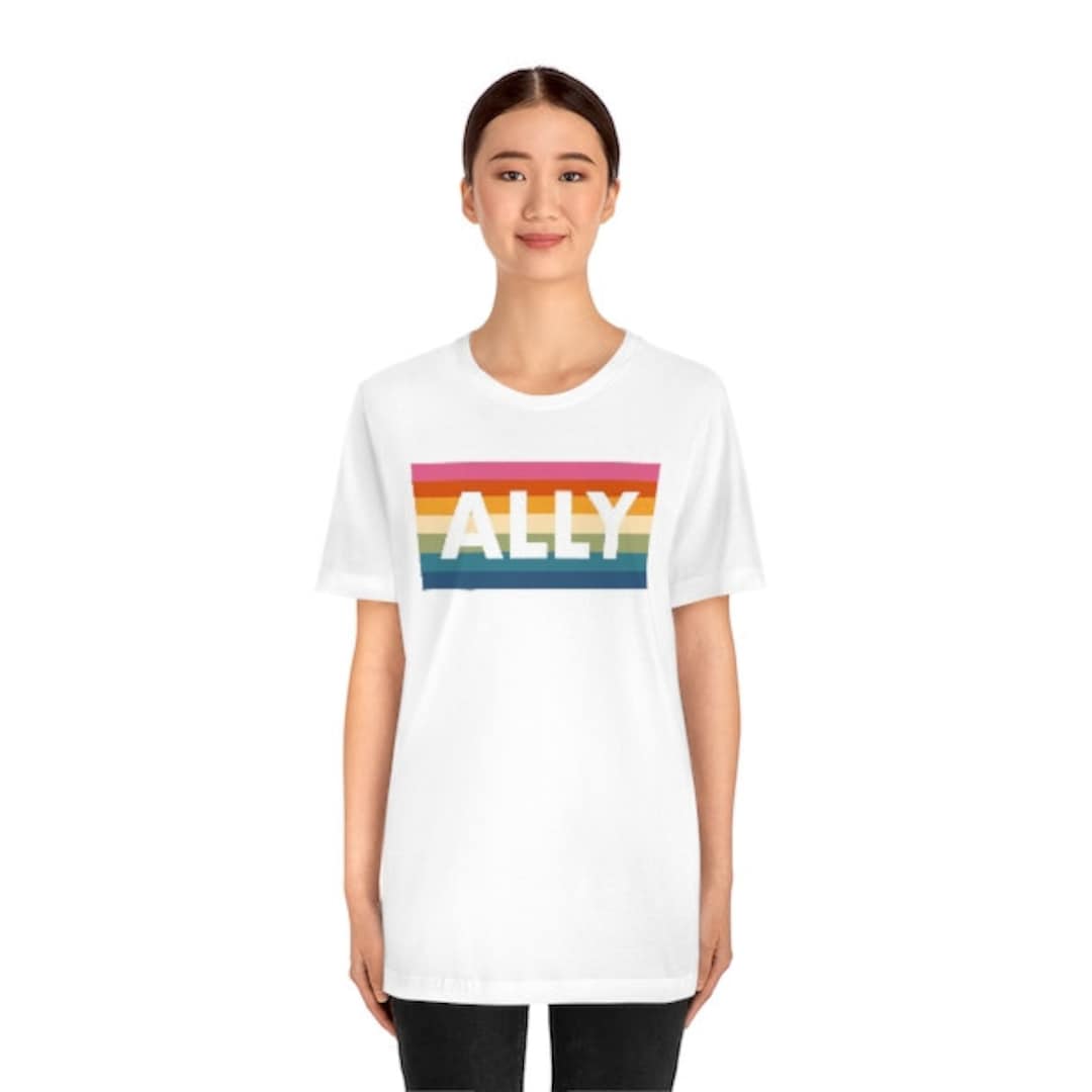 LGBTQIA ALLY T-shirt - Etsy
