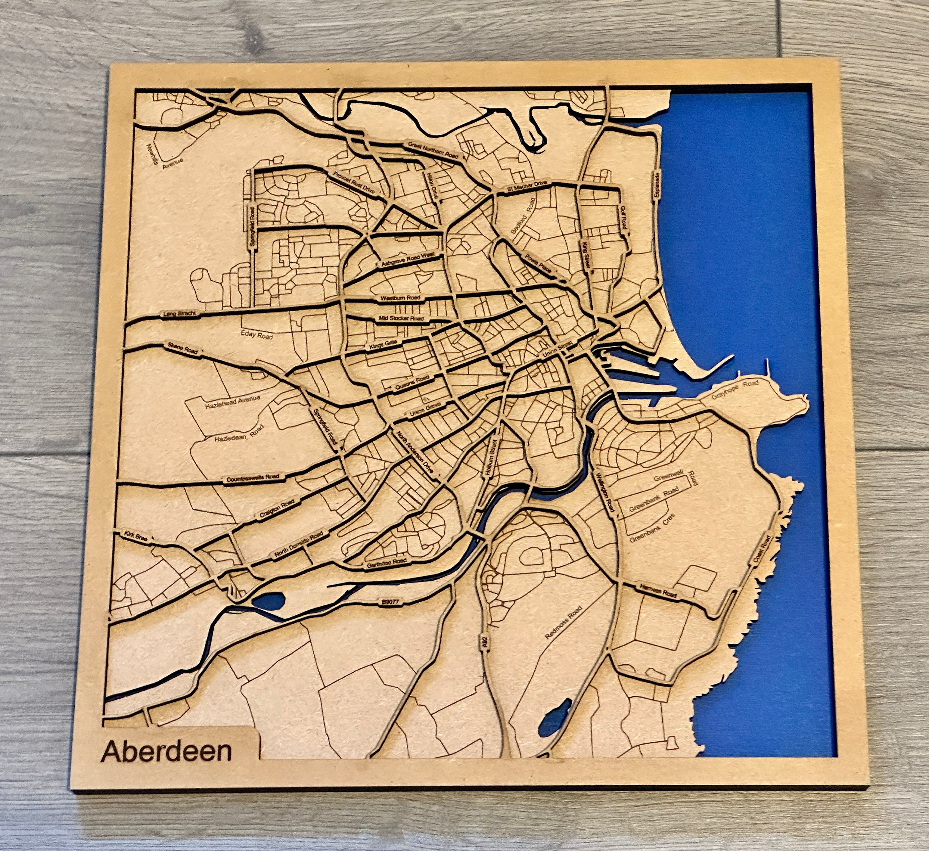 Custom Laser-cut 3D Map - Etsy