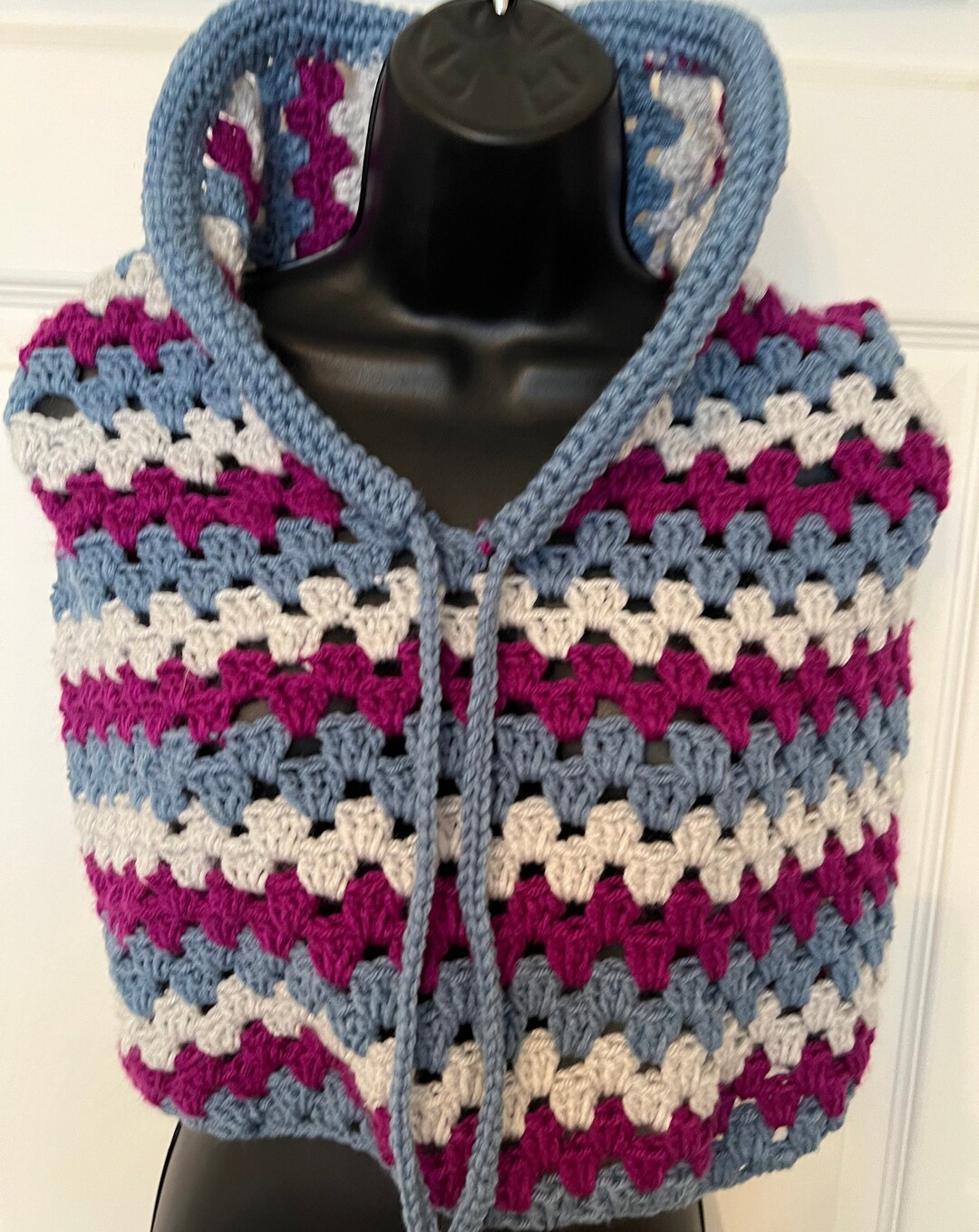 Hooded Scarf-scowl- One Piece/ Crochet/handmade - Etsy