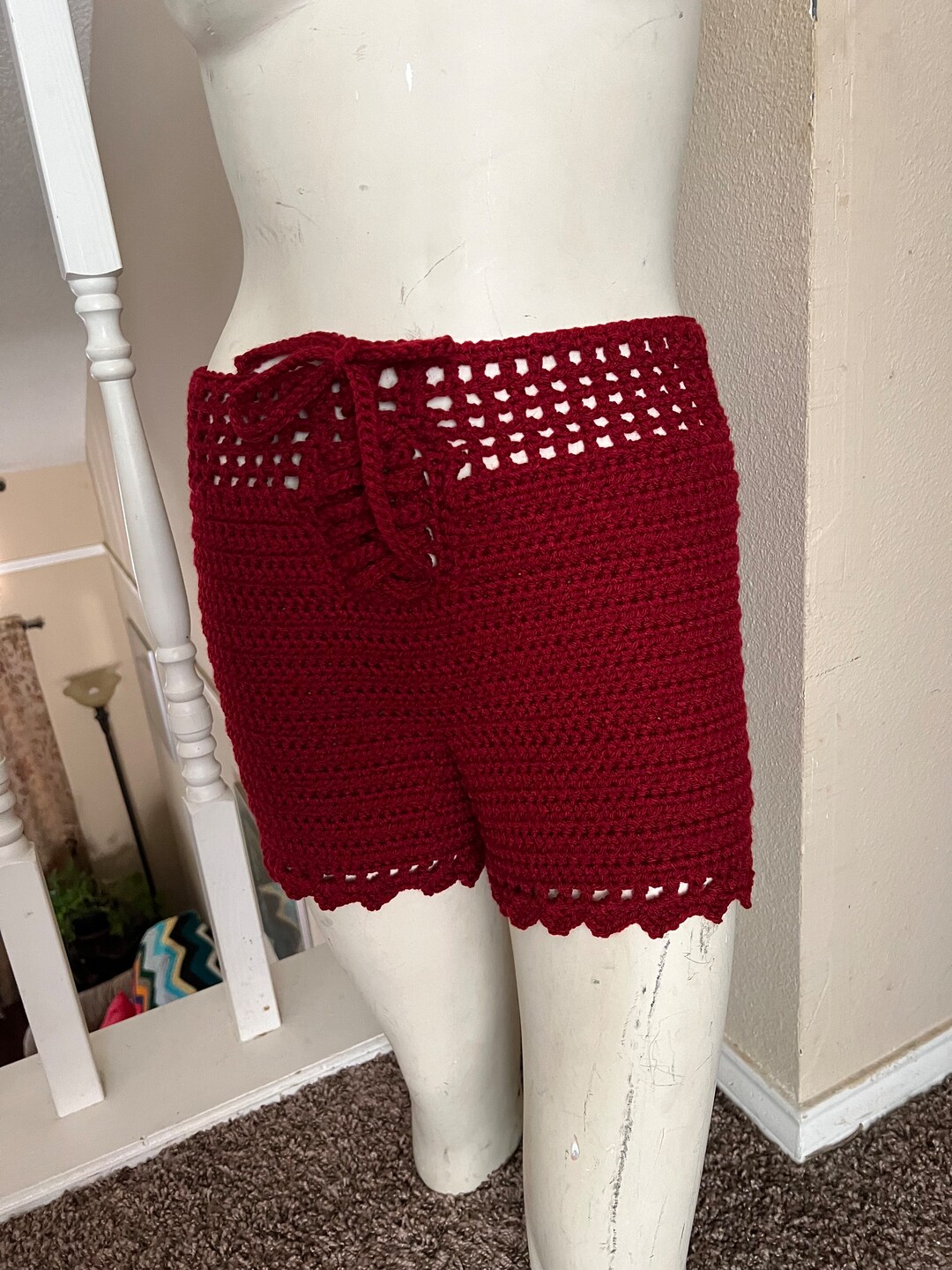 Mesh Shorts Crichet Handmade - Etsy