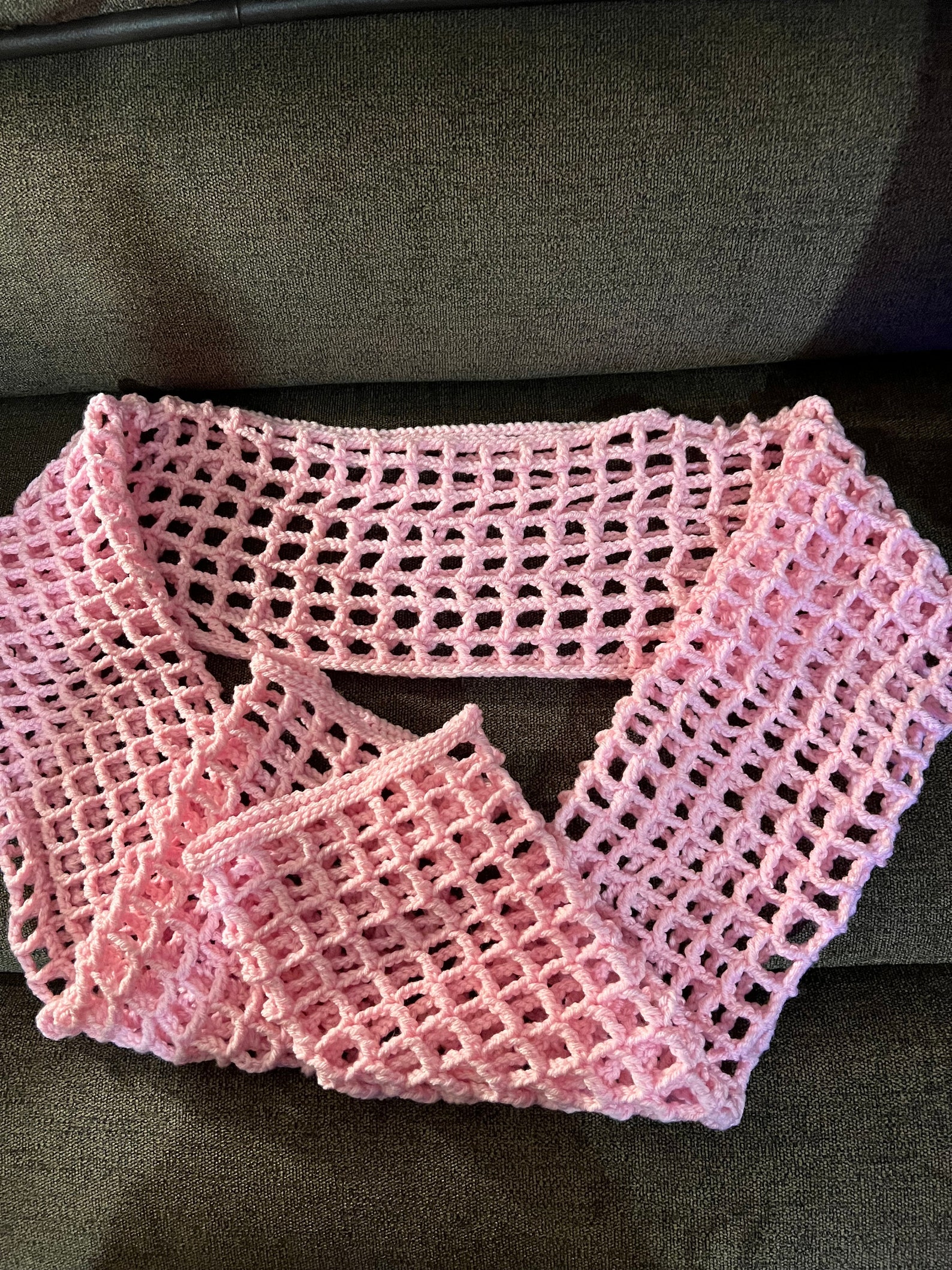 Crochet Handmade Fishnet Bolero Crop Top - Etsy